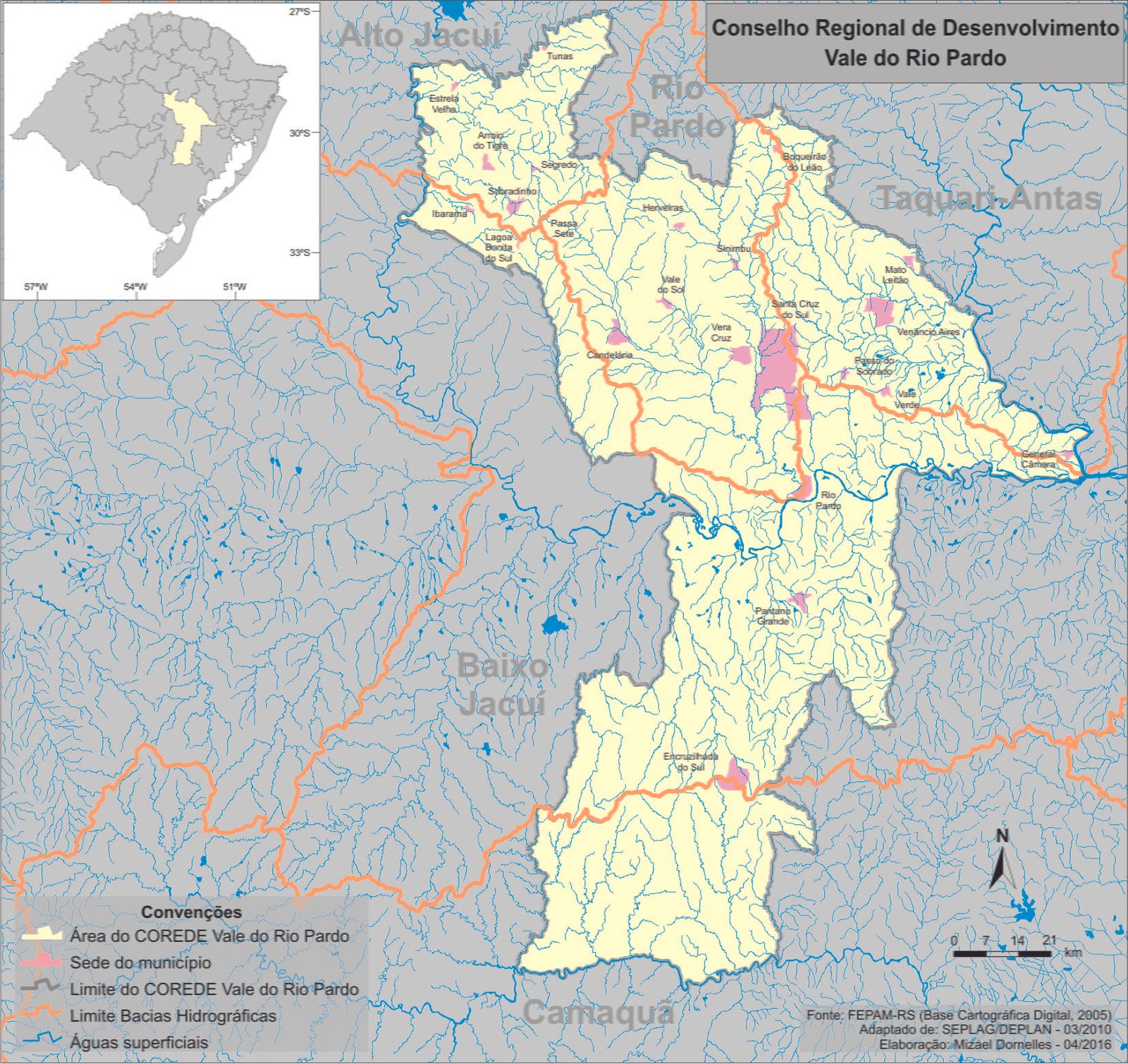 Vale do Rio Pardo - Observa DR - Observatório do Desenvolvimento Regional